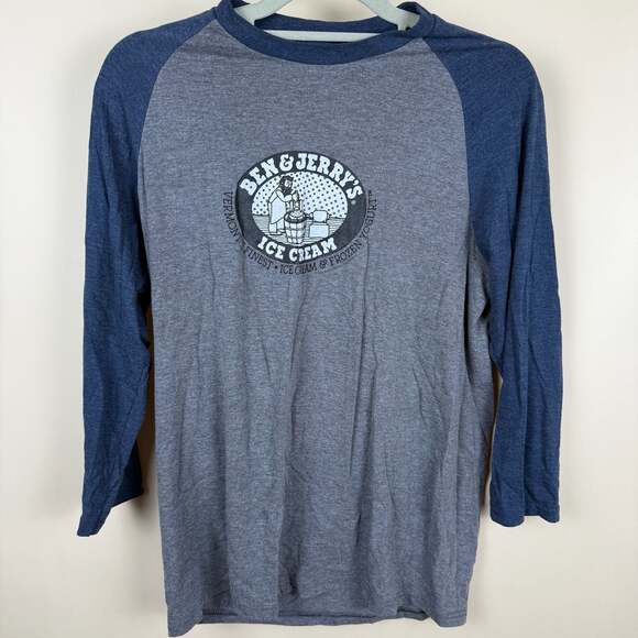 Ben & Jerry's | Shirts | Ben Jerrys Ice Cream Graphic Long Sleeve ...